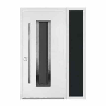 Nova Inox S1 White Exterior Door - Door Collection by Nova Doors
