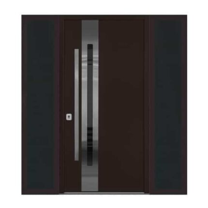 Nova Inox S2 Brown Exterior Door - Door Collection by Nova Doors