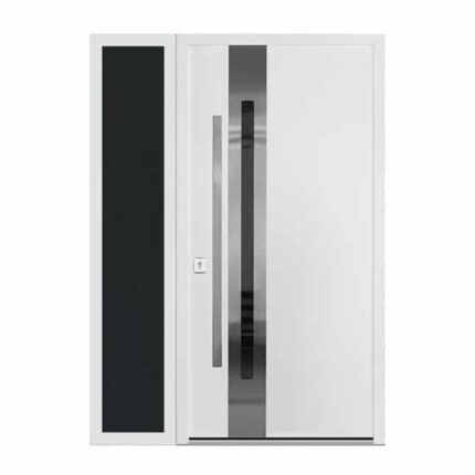 Nova Inox S2 White Exterior Door - Door Collection by Nova Doors