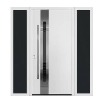 Nova Inox S2 White Exterior Door - Door Collection by Nova Doors