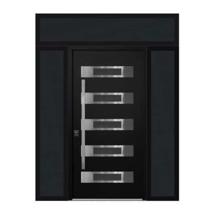 Nova Inox S5 Black Exterior Door - Door Collection by Nova Doors